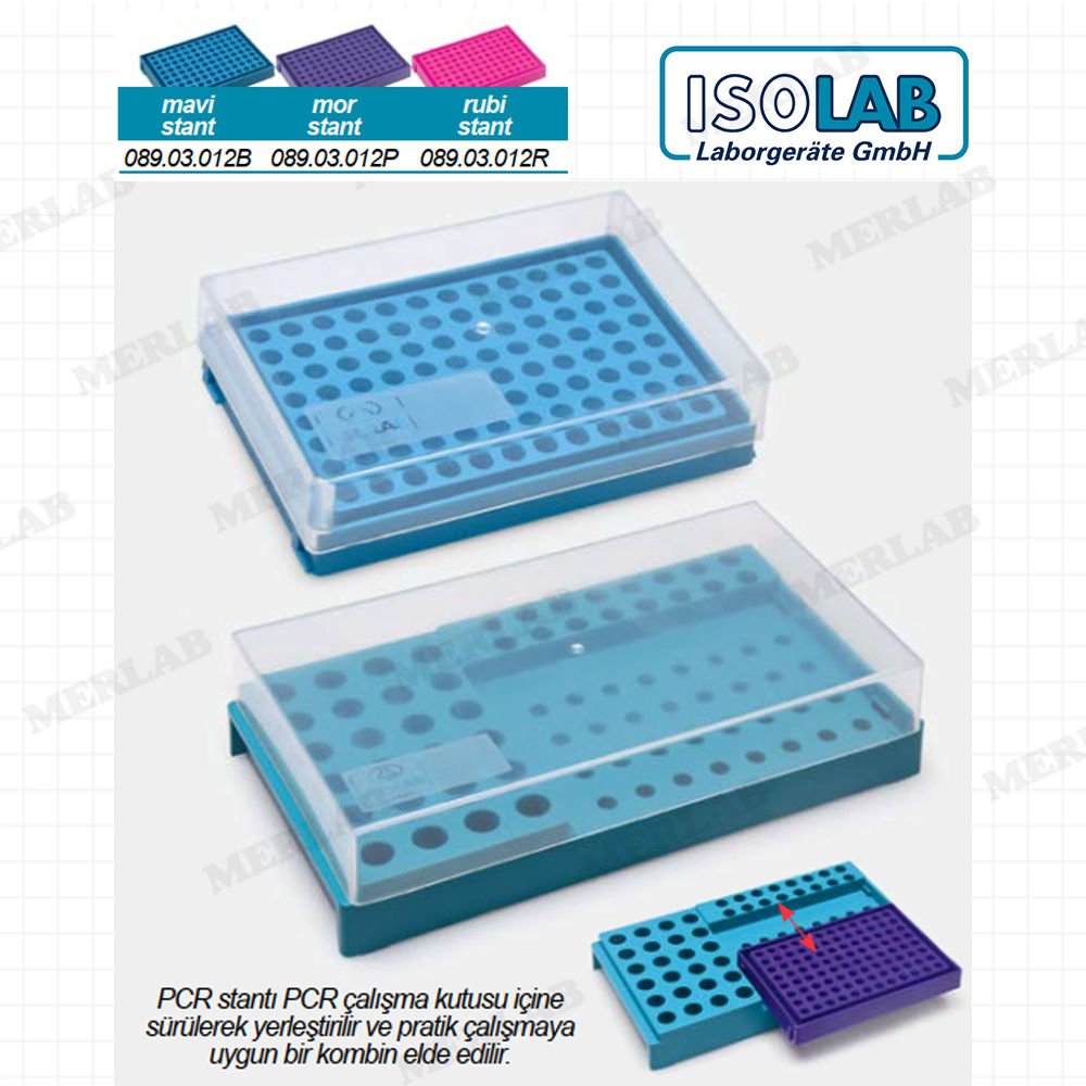 PCR Standı ISOLAB 96 Tüp Kapasiteli ISOLAB / e-merlab
