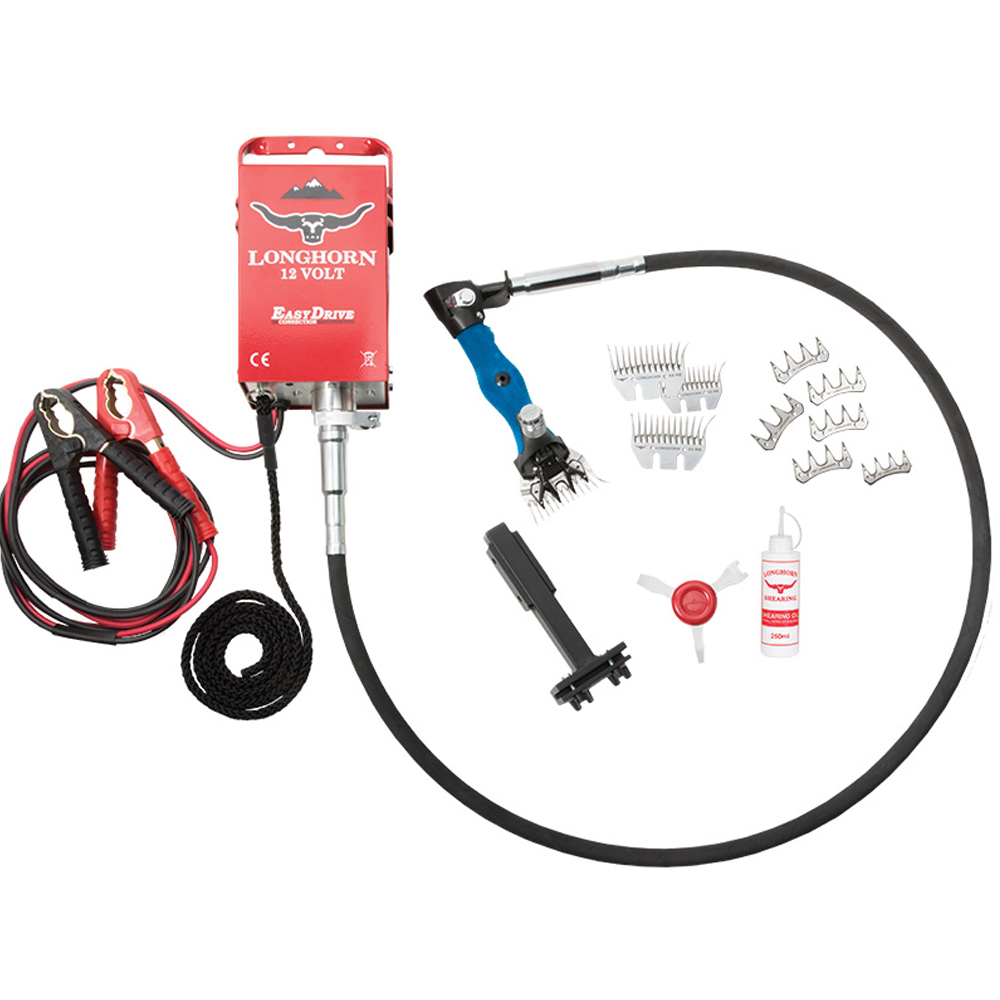 Longhorn XT 3.2 Şaftlı Koyun Kırkma Makinesi - 12V Horner Shearing / e-merlab